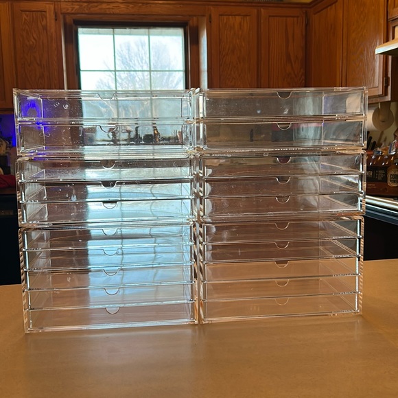 Muji | Storage & Organization | Muji Acrylic 5drawer Clear Storage Case ...